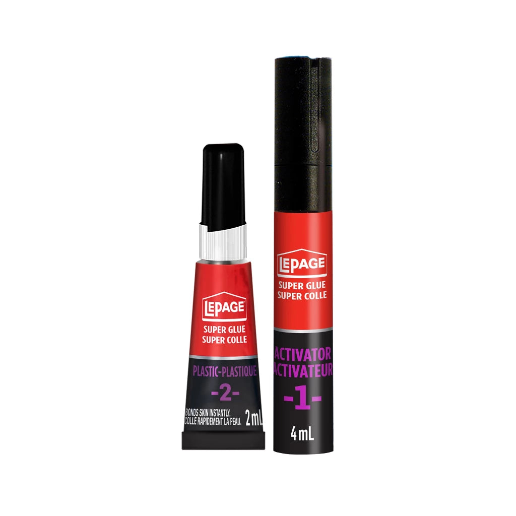LePage All Plastics 2-Part Super Glue — Interline Wholesale Hardware