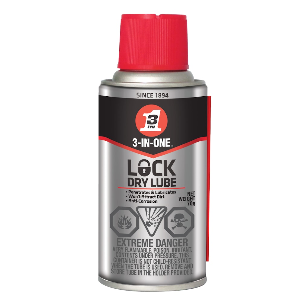 3-In-1 Lock Dry Lubricant - 70g — Interline Wholesale Hardware