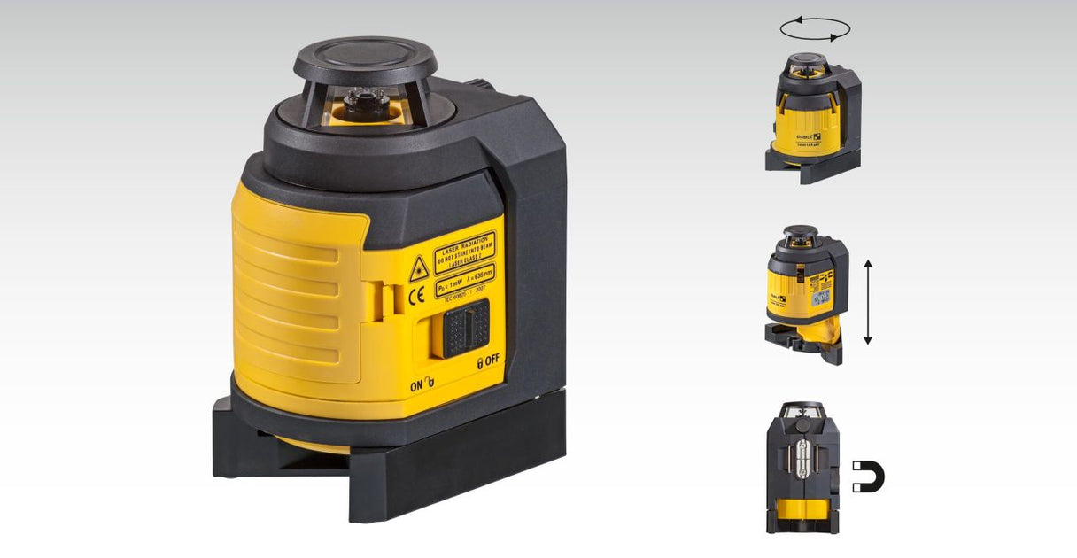 Stabila LAX400 Multi-Line 360° Red Laser Kit — Interline Wholesale Hardware