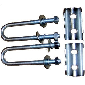 Erie Wheelbarrow U-Bolt Assembly - U-Bolts & Axle Boxing (Pair ...