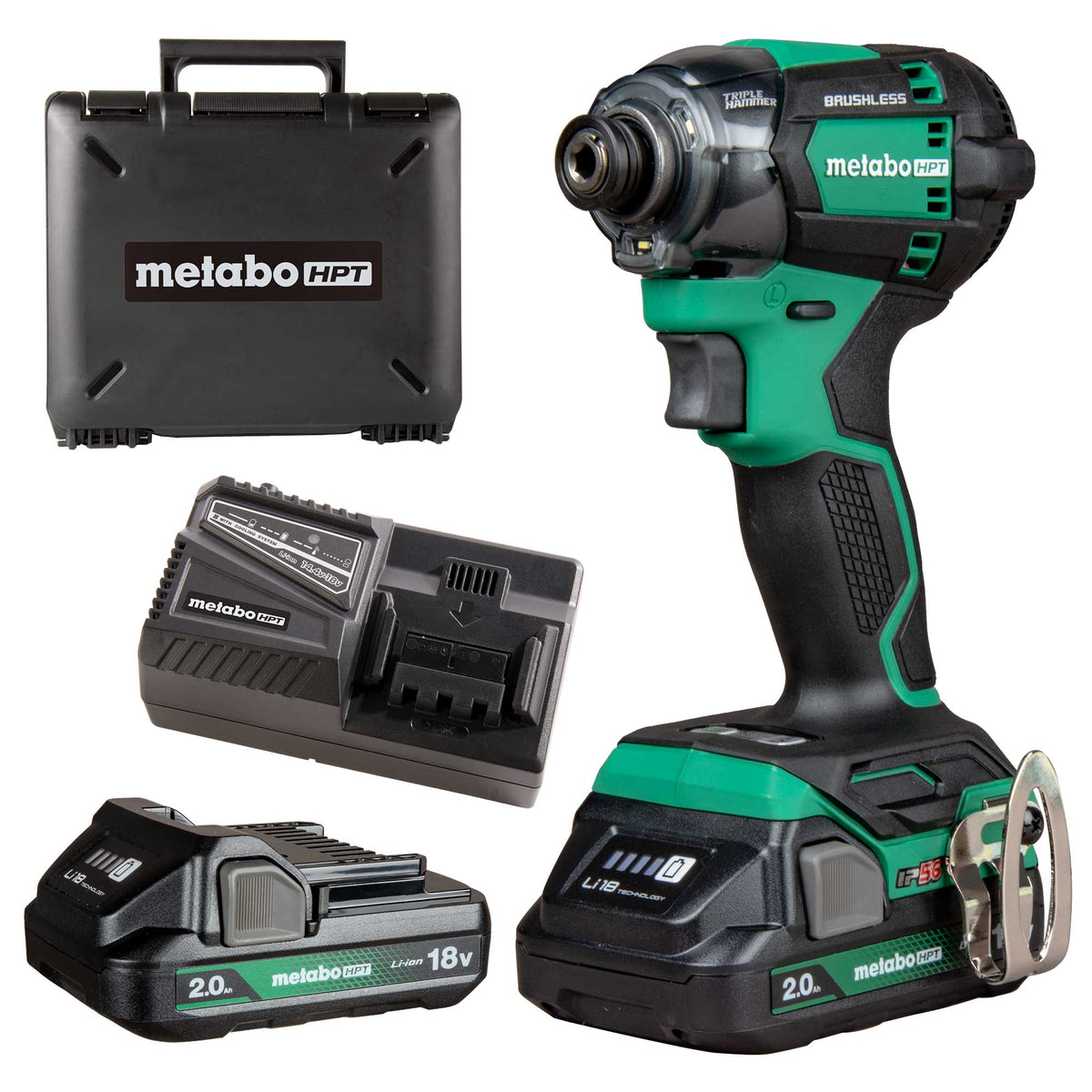 Metabo 18V MultiVolt Cordless Triple Hammer BOLT Impact Driver ...